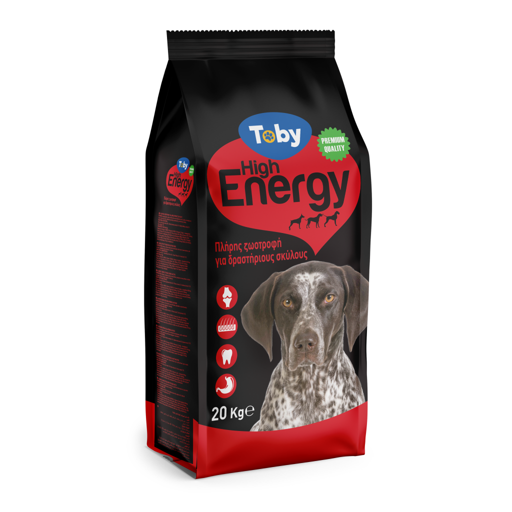TOBY ENERGY 20kgr - ZOOPOLIS PETSHOP